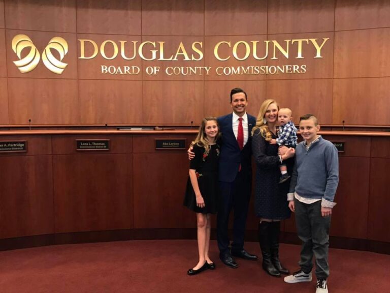 Douglas County Officials Sworn in - Abe Laydon